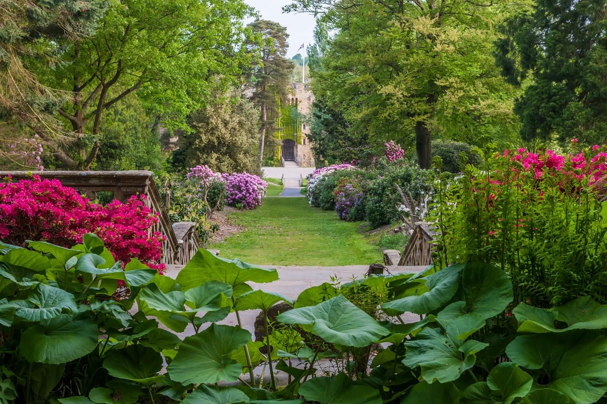 Castle Garden Wallpaper