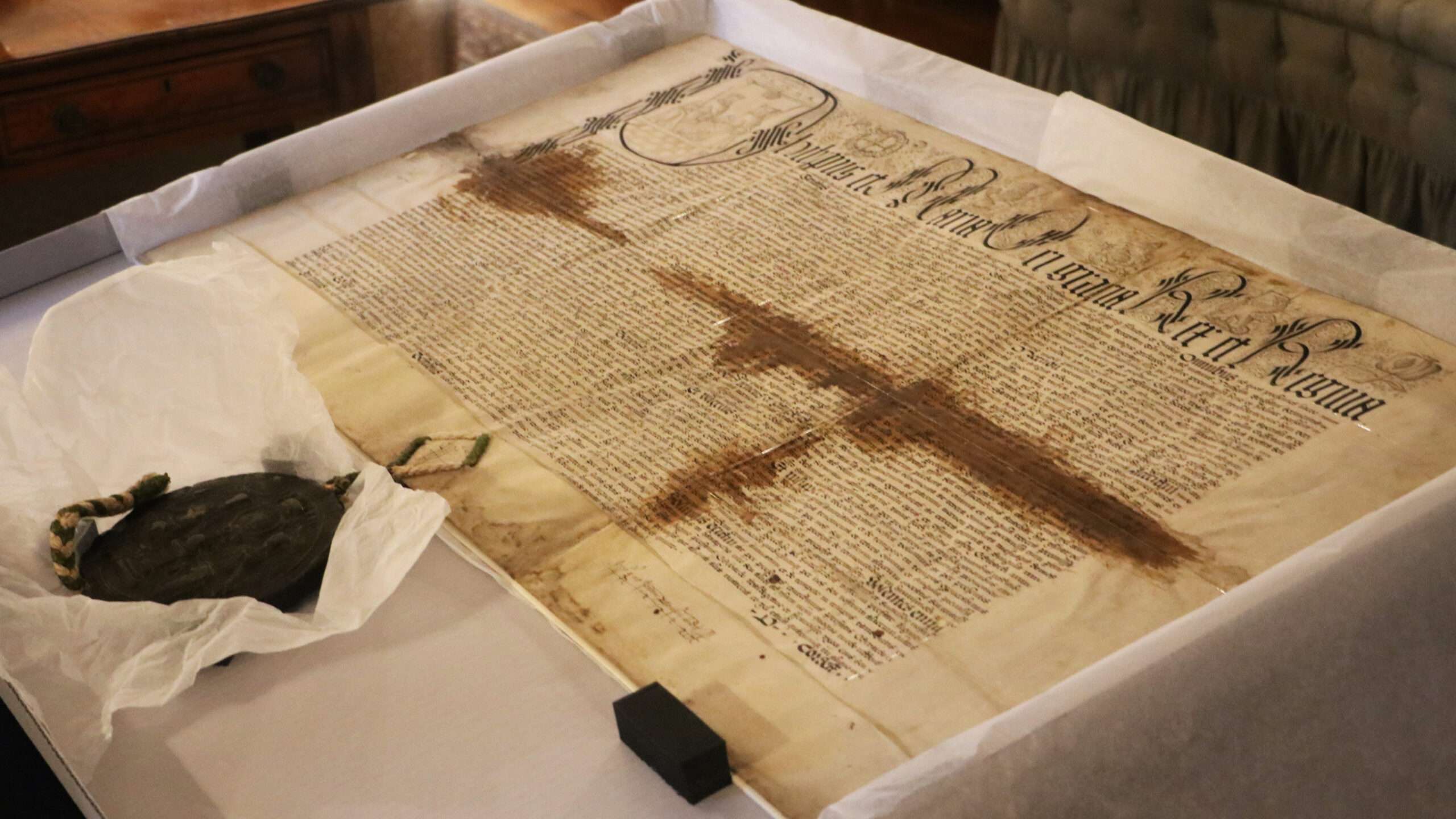 16th century document detailing the sale of Hever Castle | Hever Castle