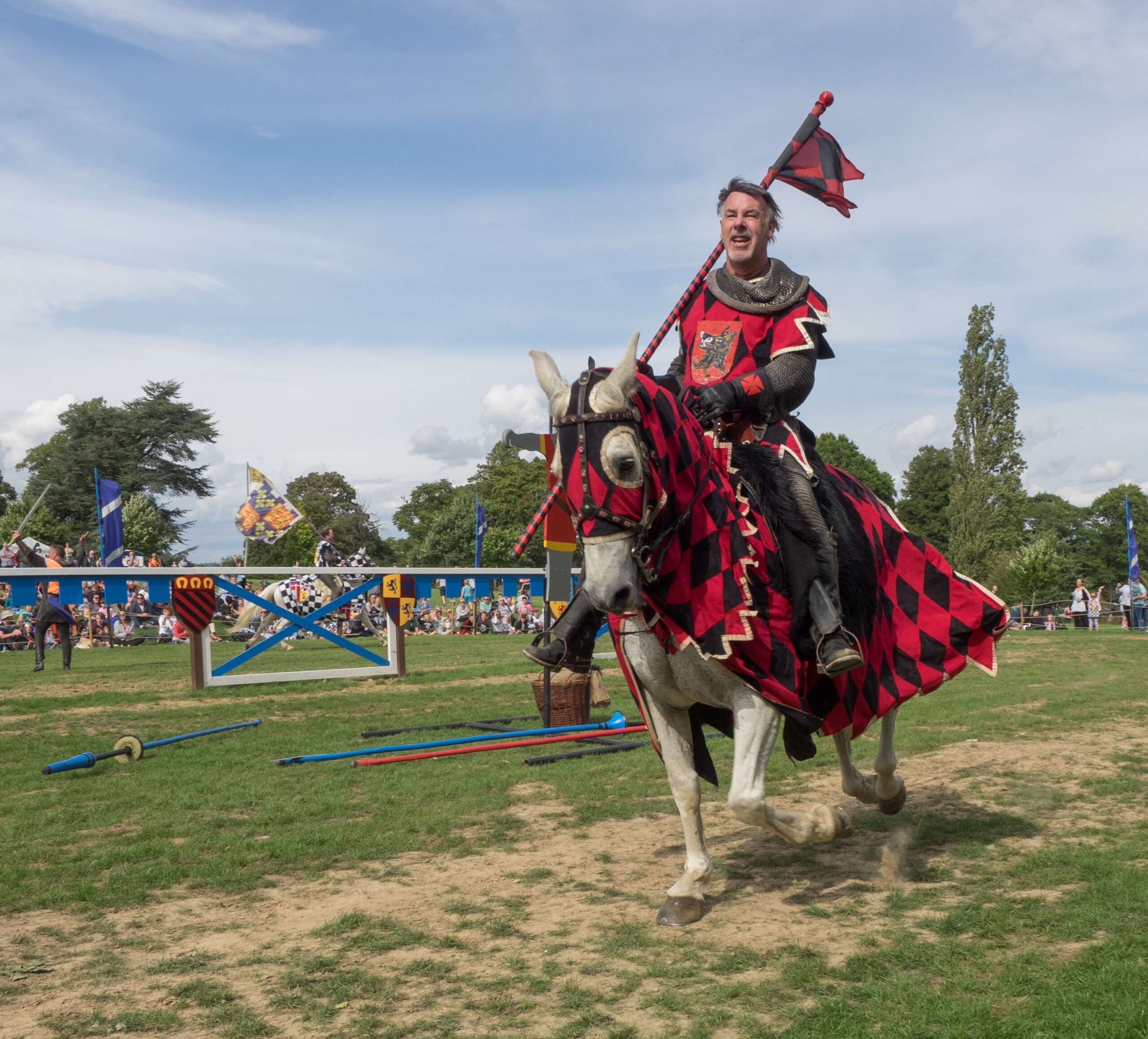 The Knights of Royal England jousting team | Hever Castle